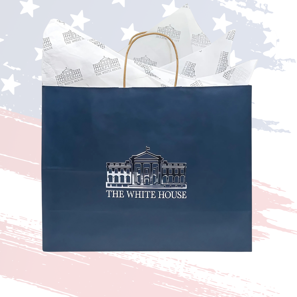 Presidential Blue White House Gift Bag – Exclusive Washington D.C. Sou