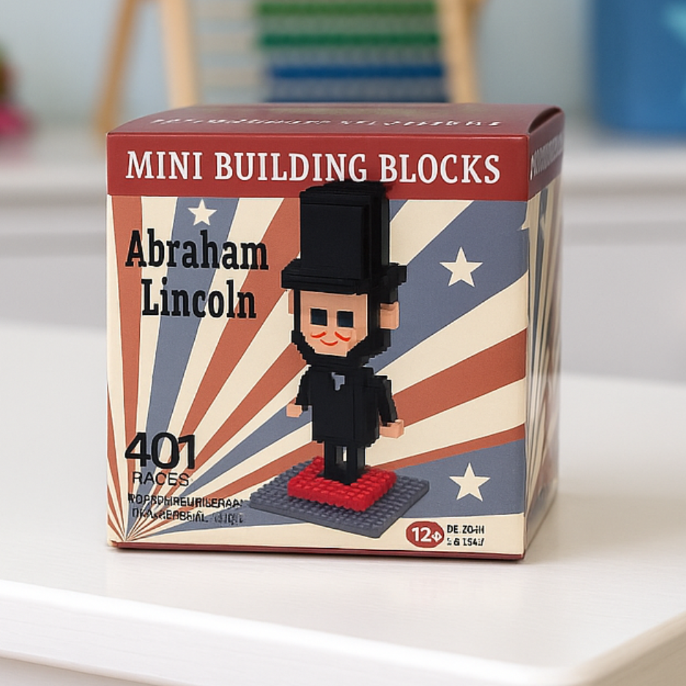 Abraham Lincoln Mini Building Blocks – 401-Piece Washington, D.C ...